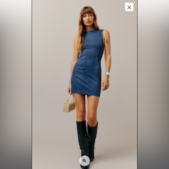 Reformation | Dresses | Reformation Kendi Denim Mini Dress | Poshmark